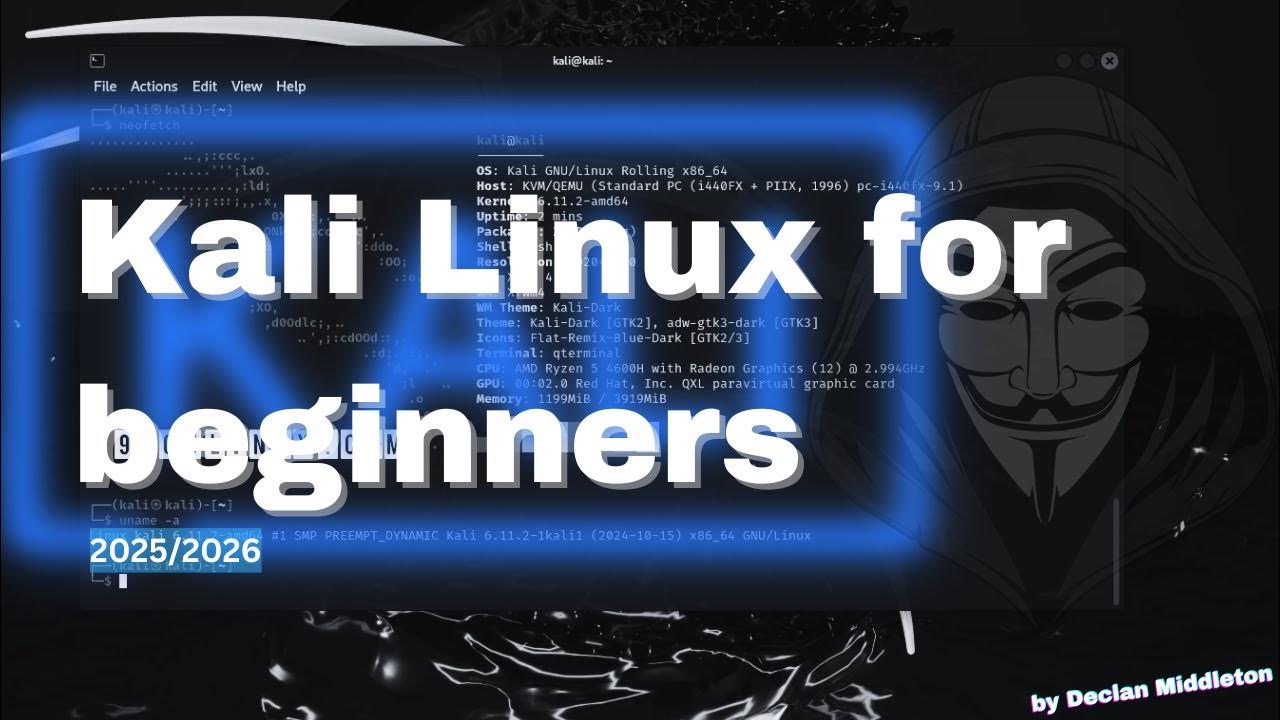 Ultimate Kali Linux Basics Tutorial for Beginners (2025/2026 Edition)! Kali Linux from Scratch ...