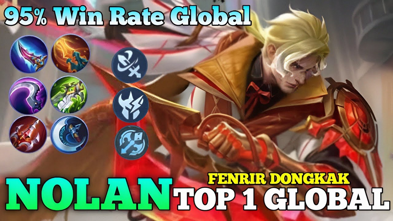 Emblem & Build Nolan Top 1 Global - 94% Win Rate Global Rank [ Mobile ...
