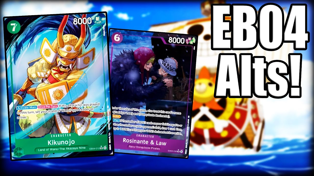The New EB04 Alts are AMAZING! - EB04 Card Reveals - YouTube