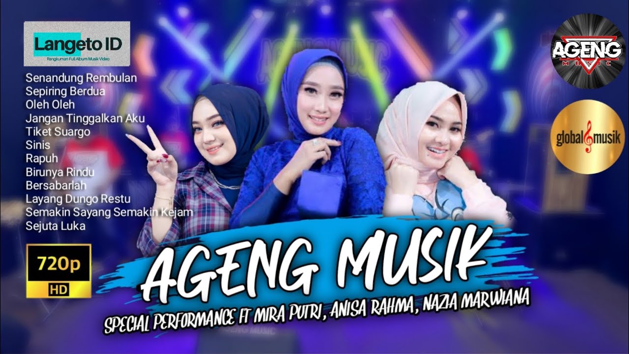 AGENG MUSIK FULL ALBUM TERBARU SPESIAL PERFORMANCE NAZIA MARWIANA ...