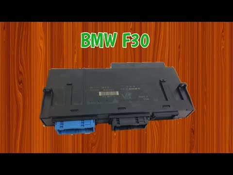 How to location BCM control modul bmw F30 body control module - YouTube