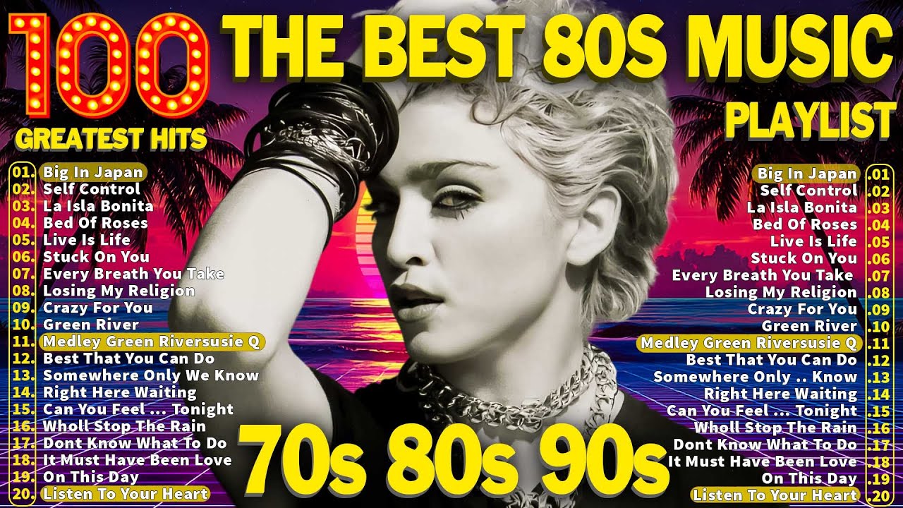 Memorable 80s Hits - Classic 80s Songs in English - Greatest Hits of ...
