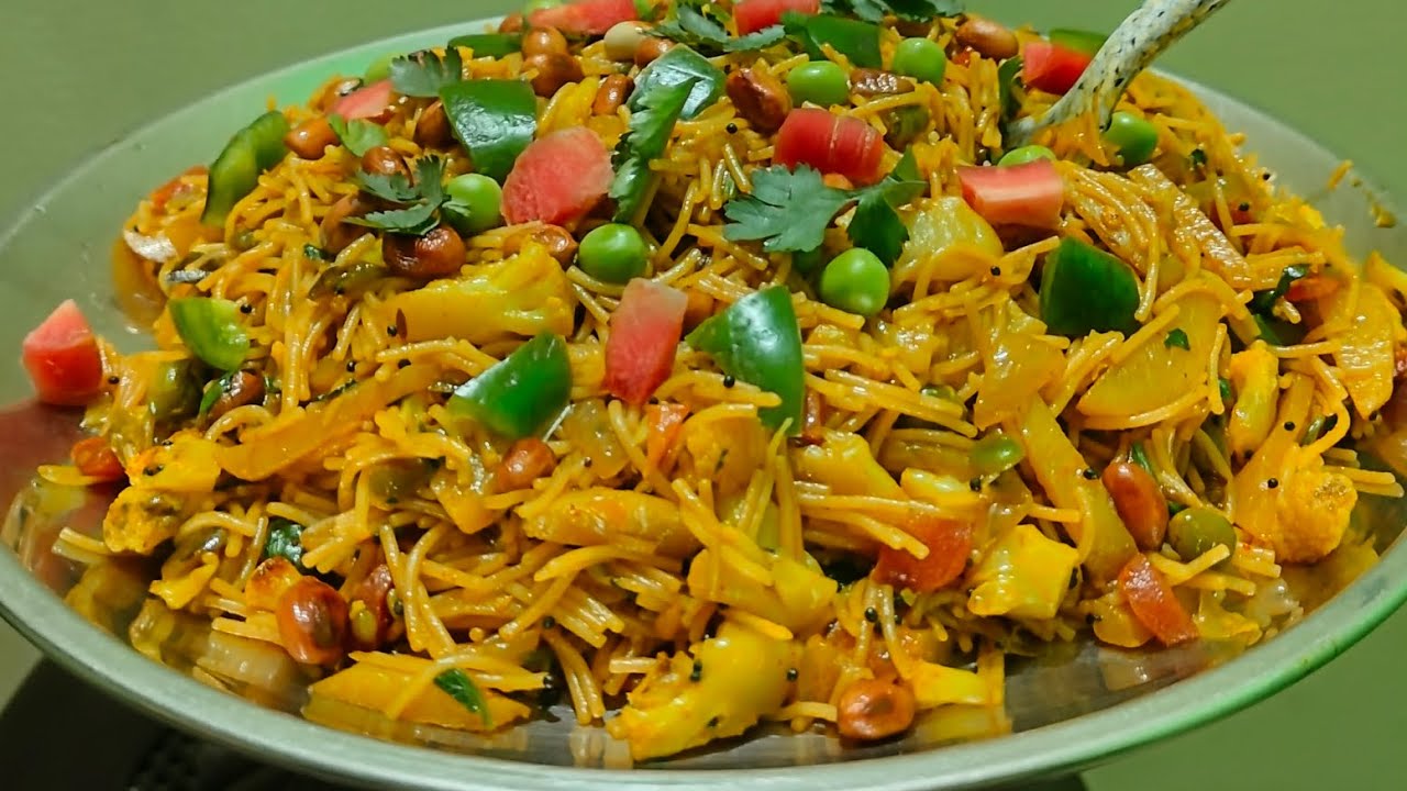 sevai upma recipe/vermicelli upma namkeen sevai सेवई उपमा रेसिपी ...