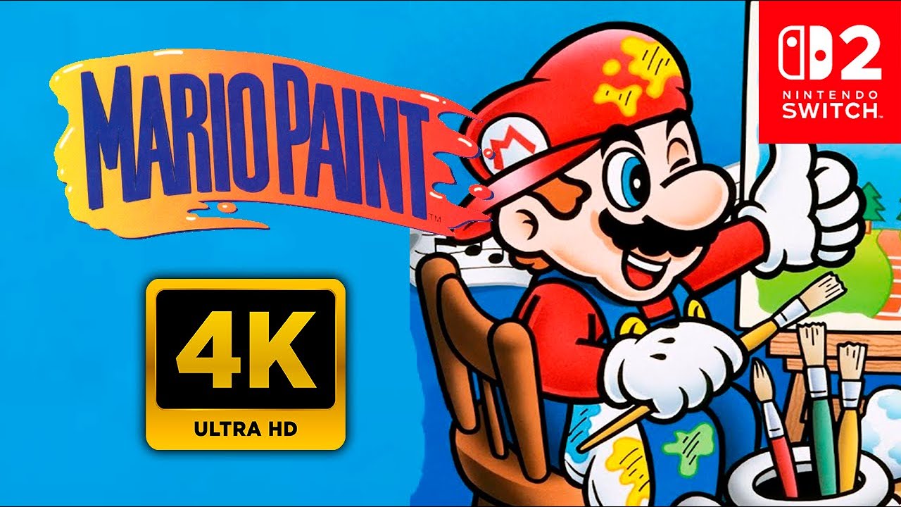 [SWITCH 2] MARIO PAINT - NOSTALGIA TAMBÉM NO SWITCH 1! - YouTube