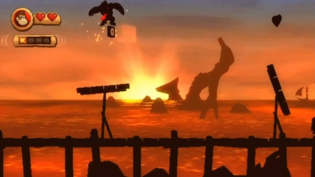 Donkey Kong Country Returns - Playthrough [Part 3 - 1-4: Sunset Shore ...