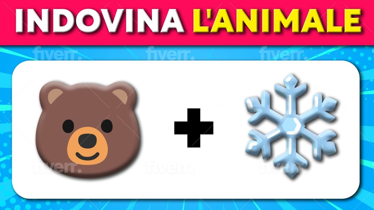 Indovina l'Animale dalle Emoji! 🐯🐶 | Quiz Emoji sugli Animali - YouTube