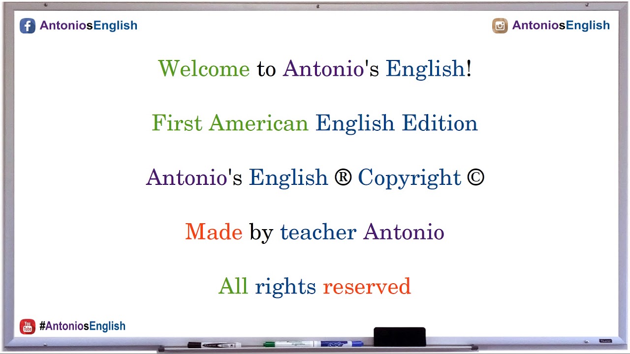 1 Primeros Pasos Para Aprender Inglés First Steps To Learn English Youtube