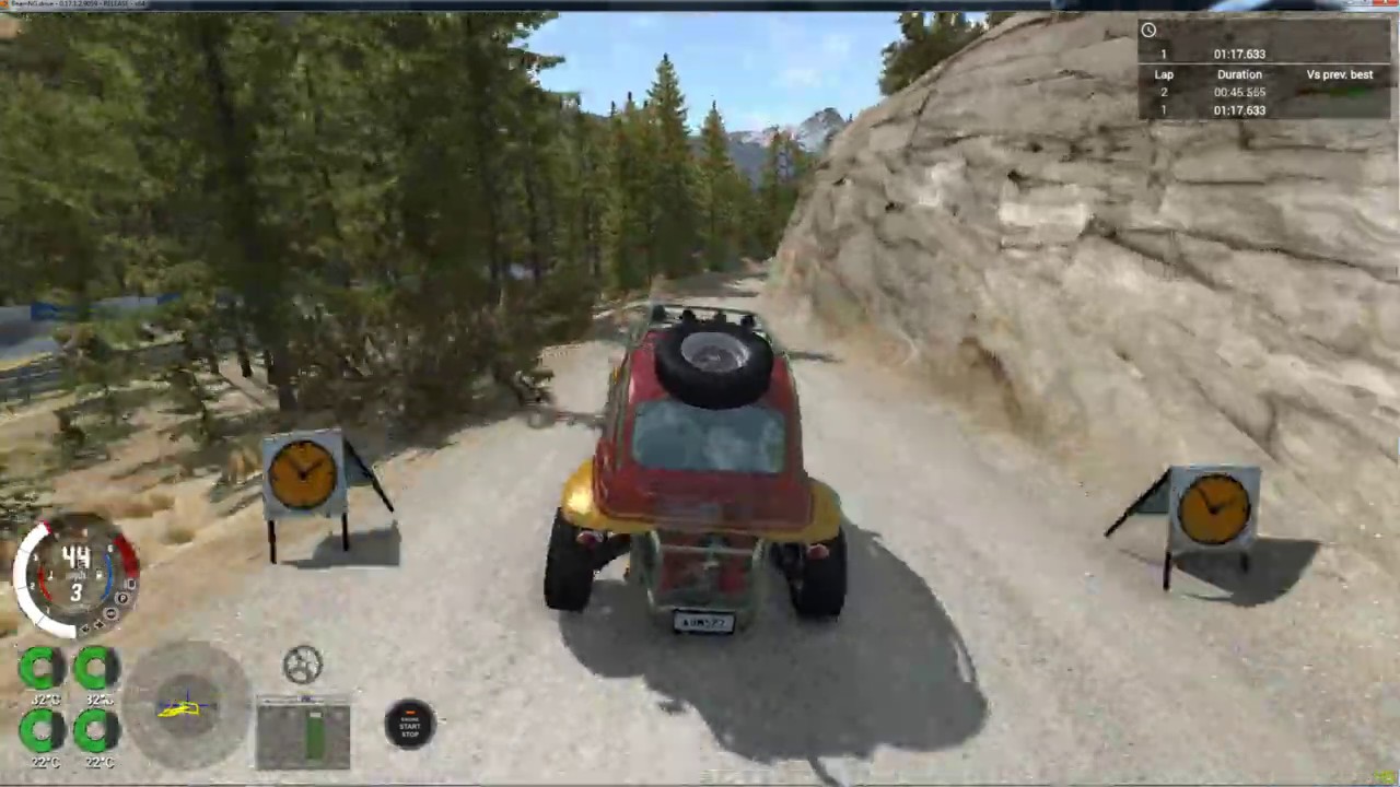 Automation Rally Track with pacenotes - BeamNG.drive - YouTube