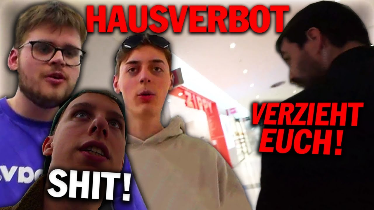 HAUSVERBOT bekommen im Einkaufscenter! - YouTube