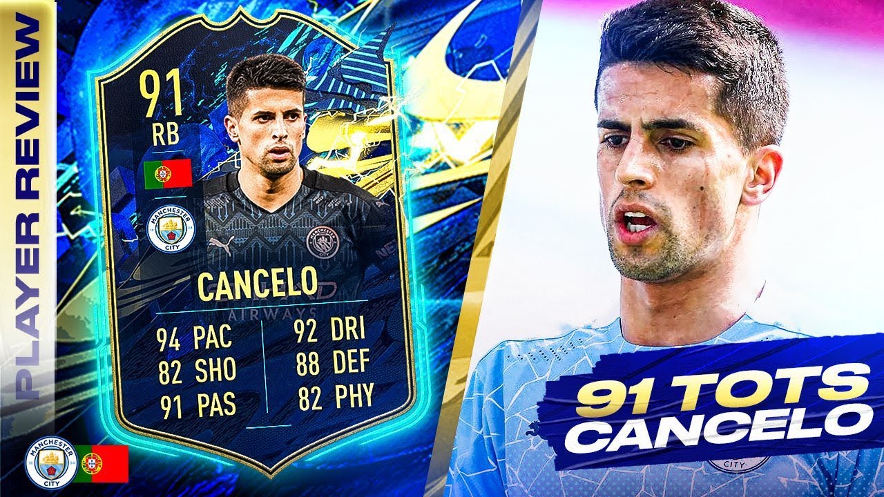 He Is Incredible 🤩 91 Team Of The Season Cancelo Review Fifa 21