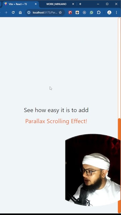 How To Add Parallax Scrolling Effect In React Project With Raw Css Shorts Codingtutorial Youtube