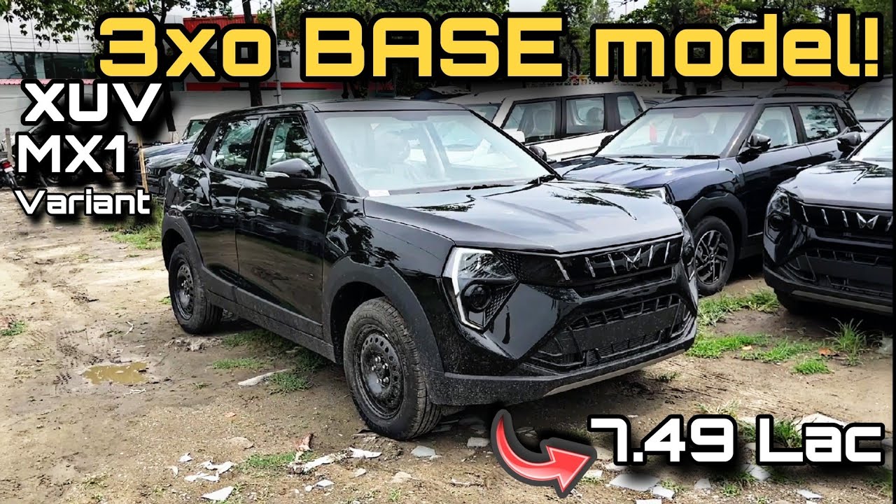 XUV 3XO Mx1 BASE model walk around & features explained most value for ...