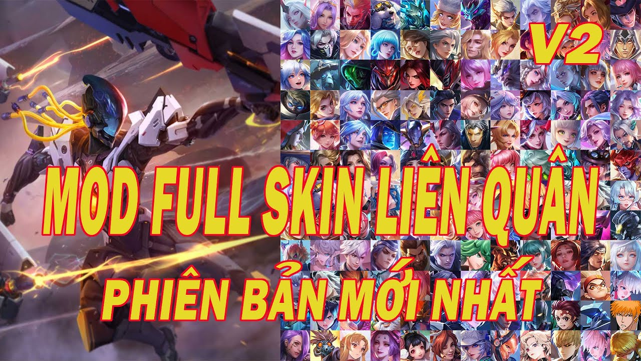 MOD SKIN PACK SKIN LIÊN QUÂN PHIÊN BẢN VER 2 MÙA 1 S24 | ZORO MOD - YouTube