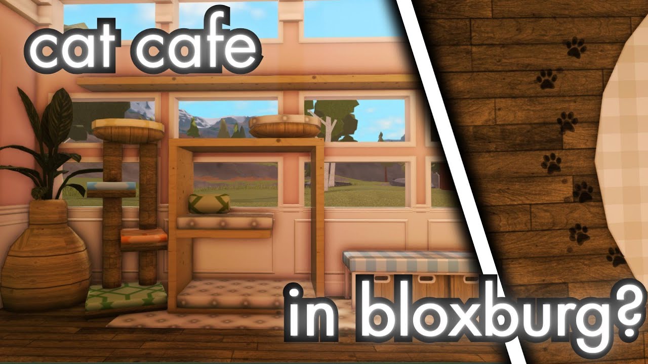 Building a CAT CAFE in Bloxburg! | ᓚ ₍ ^. . .^₎ - YouTube