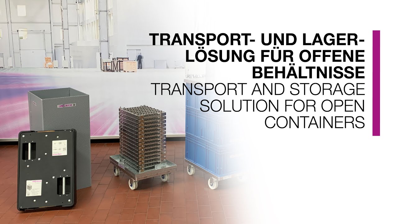 BLOKSMA • Transport- & Lagerlösung für offene Behältnisse • Transport ...