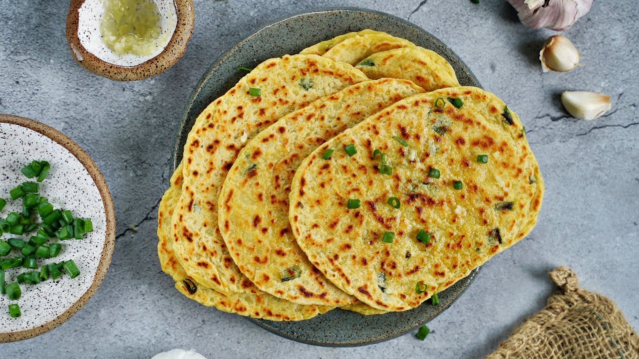 AMAZING Potato Flatbread (Gluten-Free, Vegan, No-Yeast) - YouTube