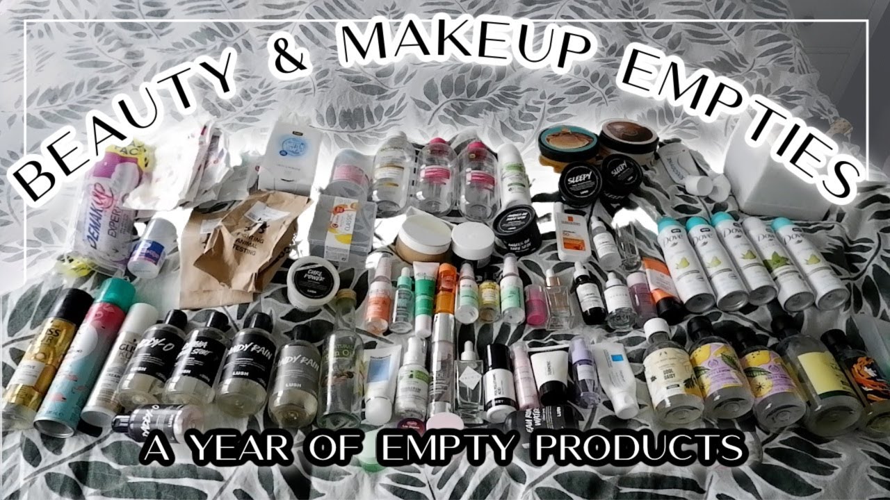 BEAUTY & MAKEUP EMPTIES // A year of empty products: haircare, bodycare ...