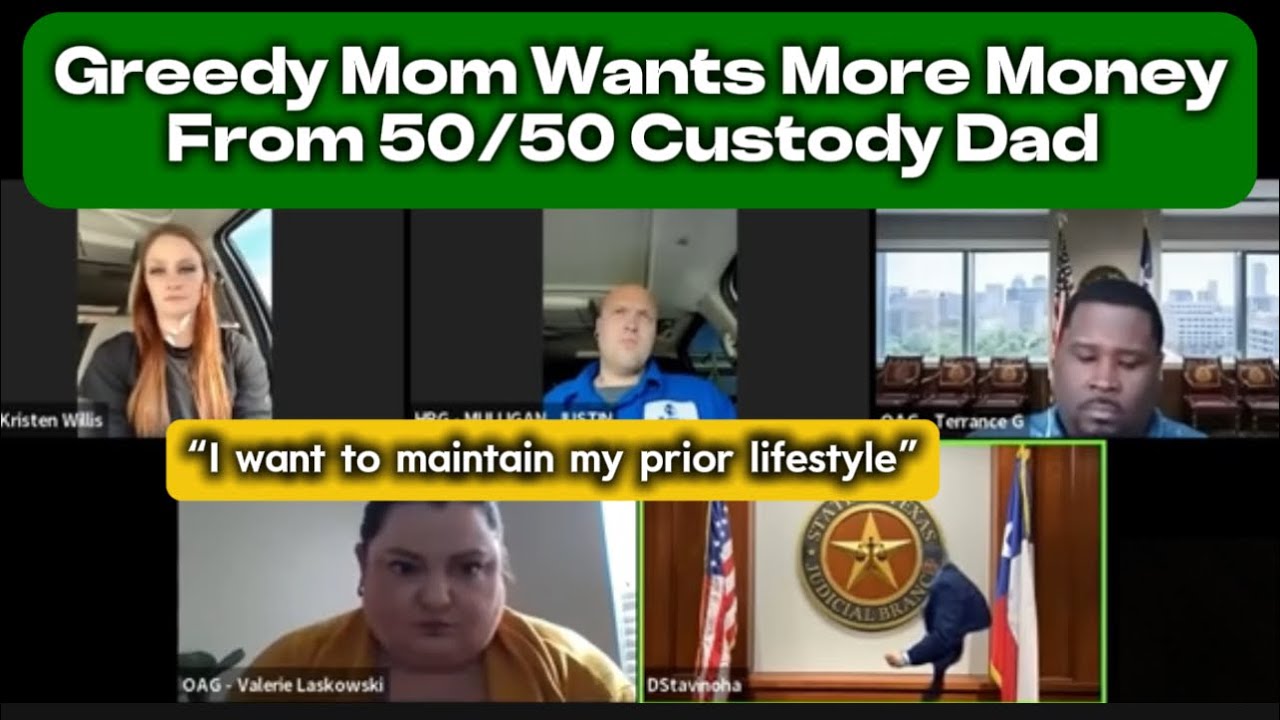Greedy Mom Wants More Money From 50/50 Custody Dad In Family Court Case ...