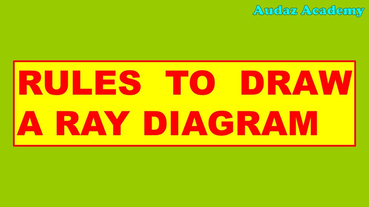 RULES TO DRAW A RAY DIAGRAM YouTube rules-to-draw-a-ray-diagram-youtube
