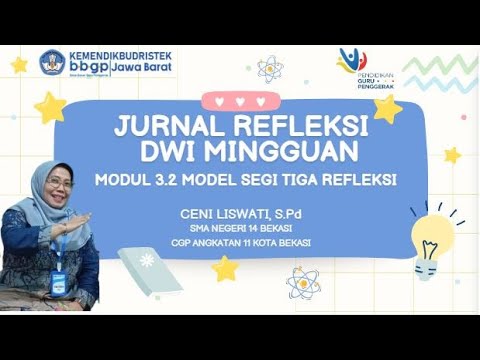 JURNAL REFLEKSI DWI MINGGUAN MODUL 3.2 MODEL SEGITIGA REFLEKSI - YouTube