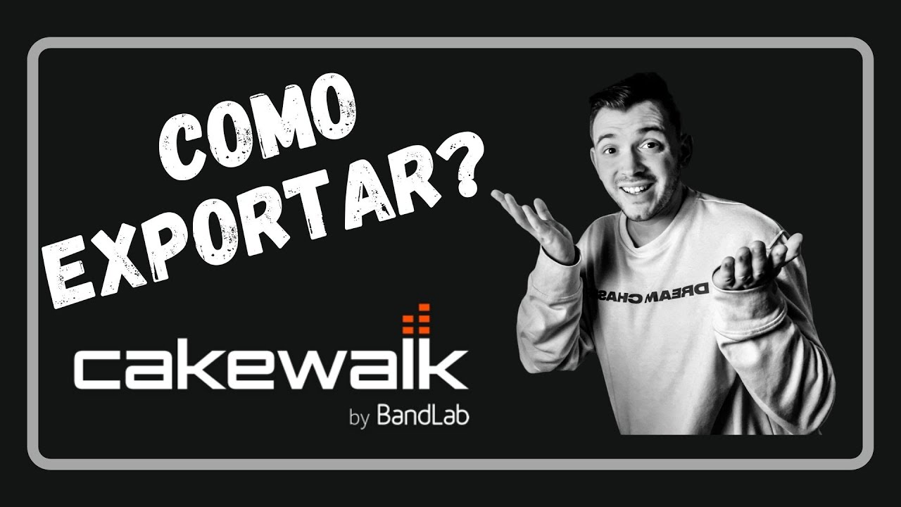 CAKEWALK: COMO EXPORTAR ÁUDIO - YouTube