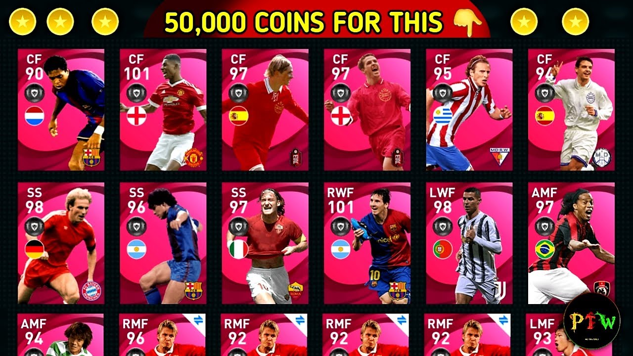 😨50000 Coins I Spend On My Main Pes Account || Pes 2021 Mobile || Free ...