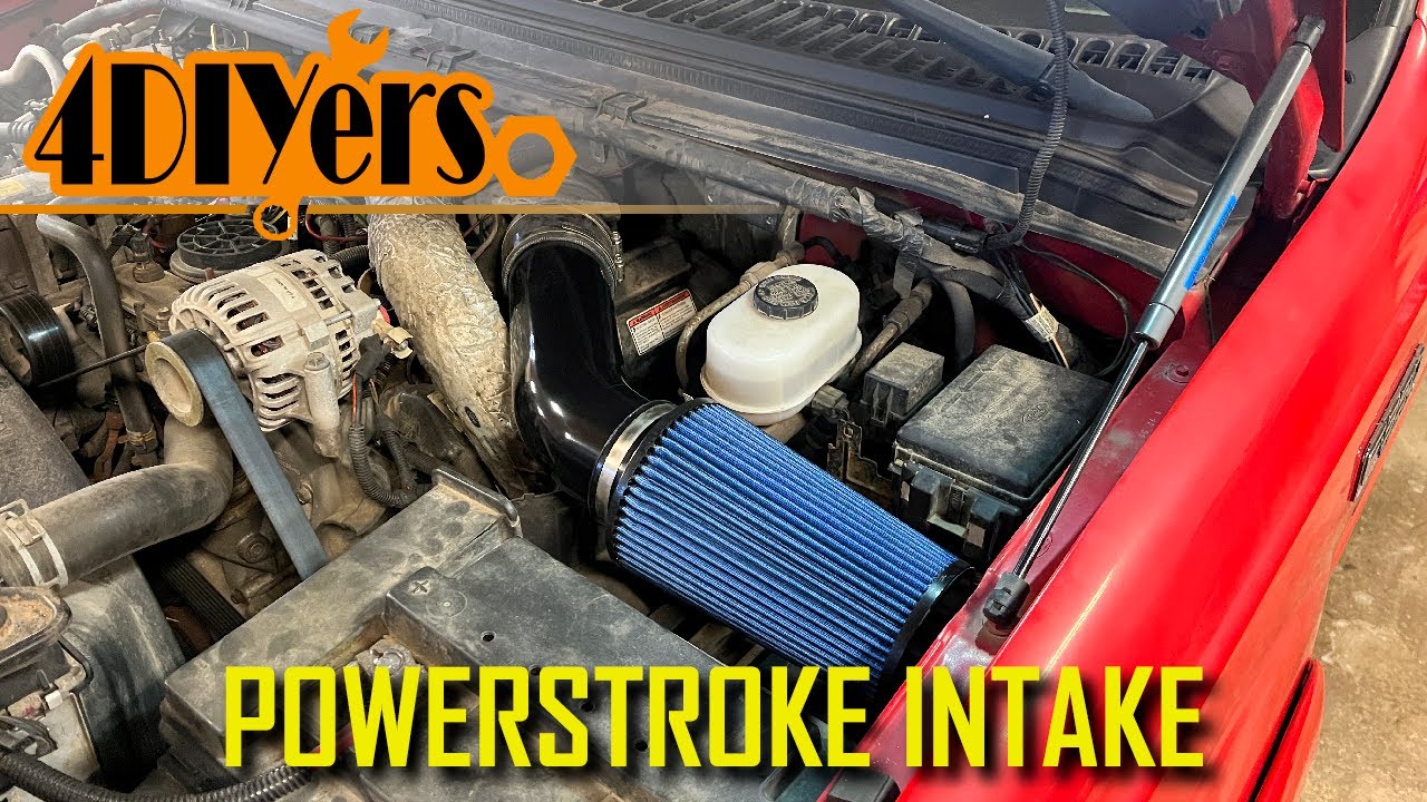 How to Upgrade the Air Intake on a Ford 7.3L Powerstroke - YouTube