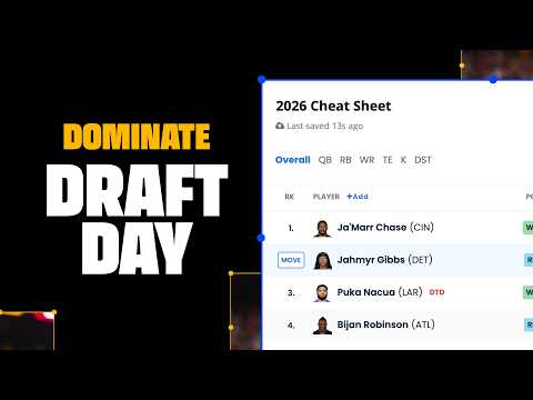 How To Create A Fantasy Football Cheat Sheet Customized To YOUR LEAGUE