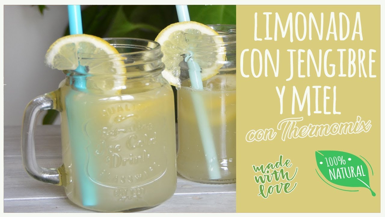 Como preparar limonada de jengibre y miel// Bebida para las defensas ...