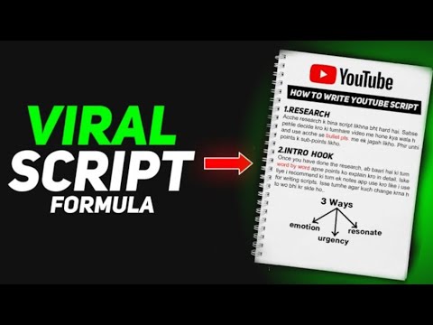 WRITE Your YouTube Video Script LIKE A PRO! - YouTube