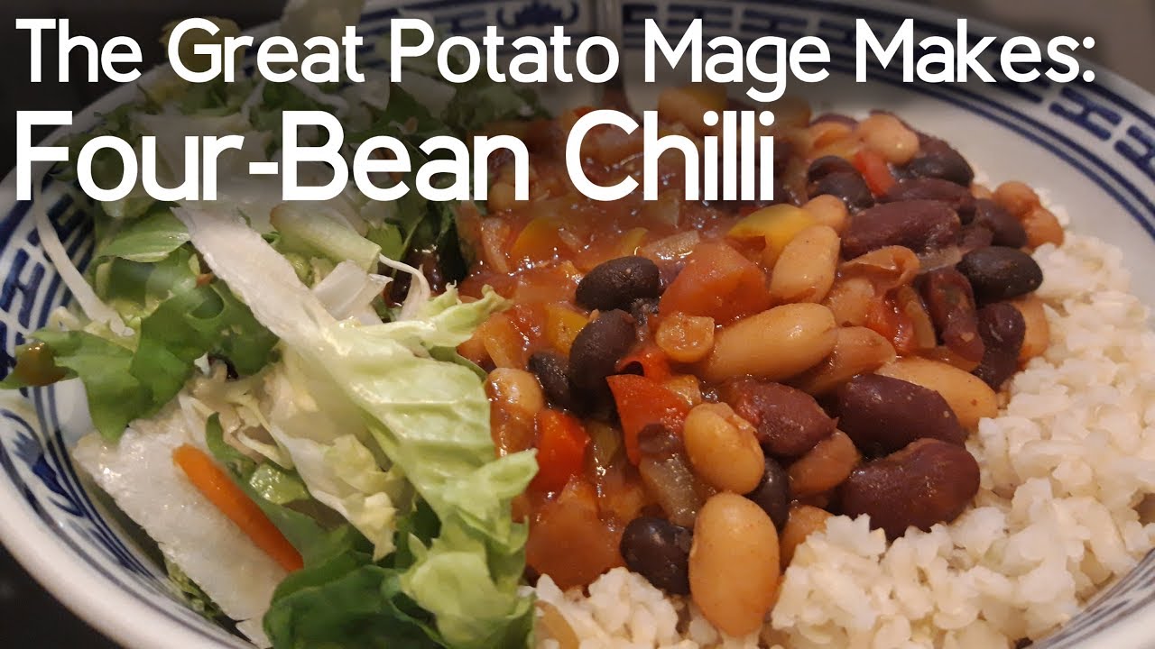 The Great Potato Mage makes: Four-Bean Chilli - YouTube
