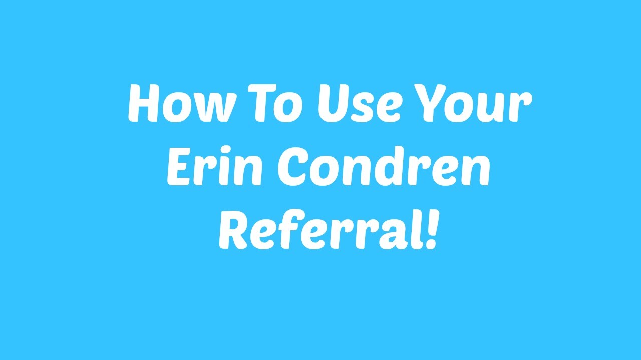 How To Use Your Erin Condren Referral! - YouTube