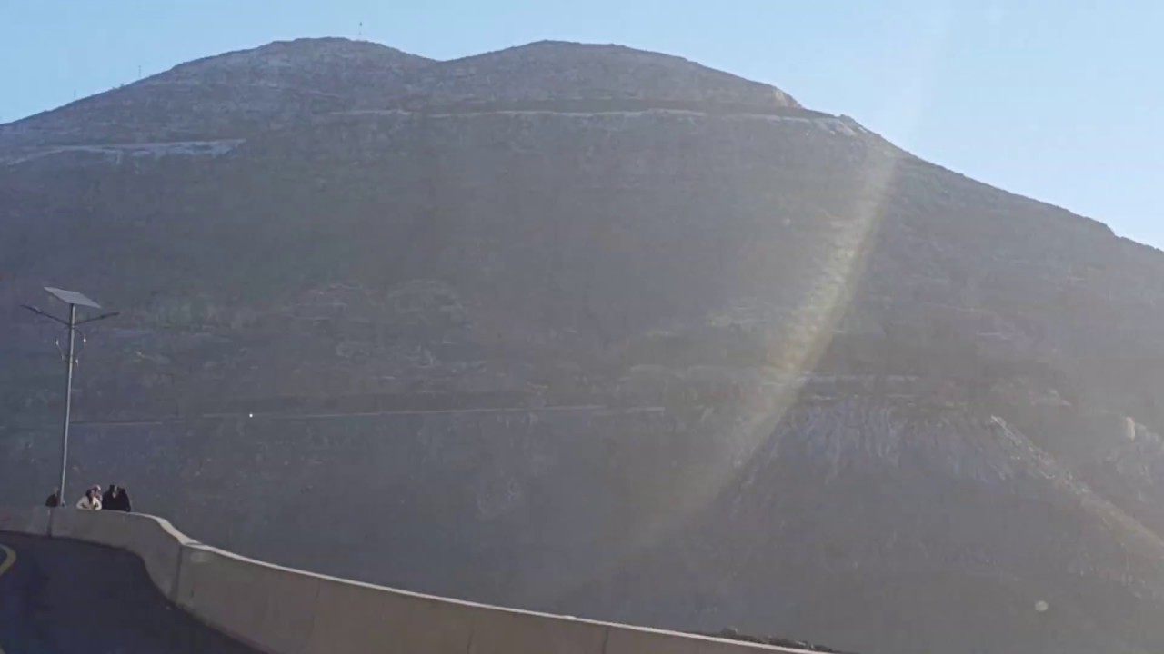Snow on Jabal Jais Mountain in Ras Al Khaimah UAE ثلوج على جبل جيس في ...