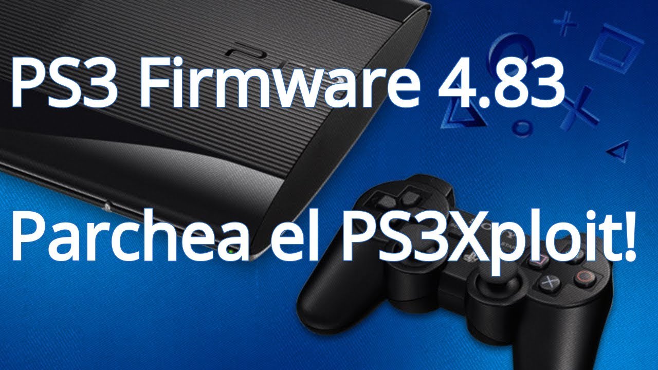 Actualización Firmware 4.83 en PS3: parchea PS3Xploit!! - YouTube