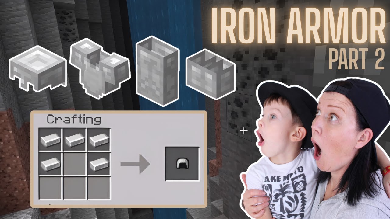 How to get IRON ARMOR | MINECRAFT Gameplay with Ima and Jessy - YouTube