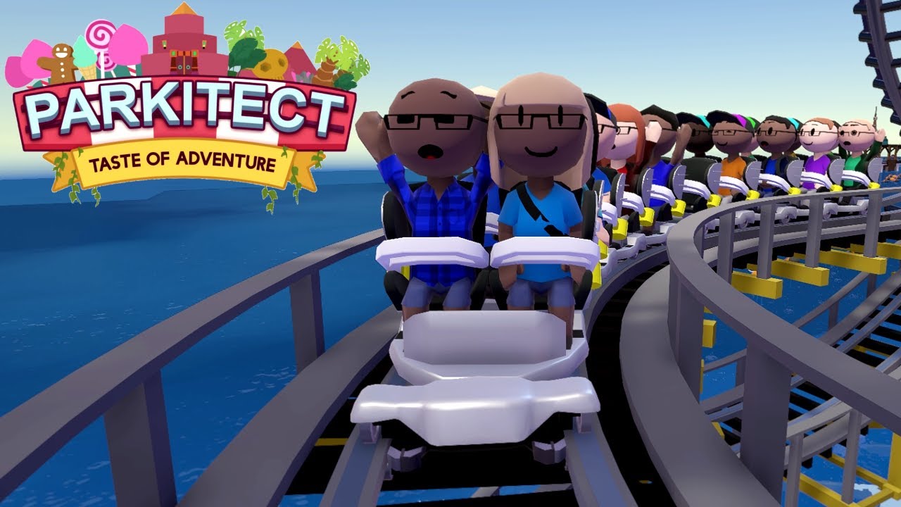 ANOTHER INVERTED WOODEN COASTER - Parkitect - Taste of Adventure - YouTube