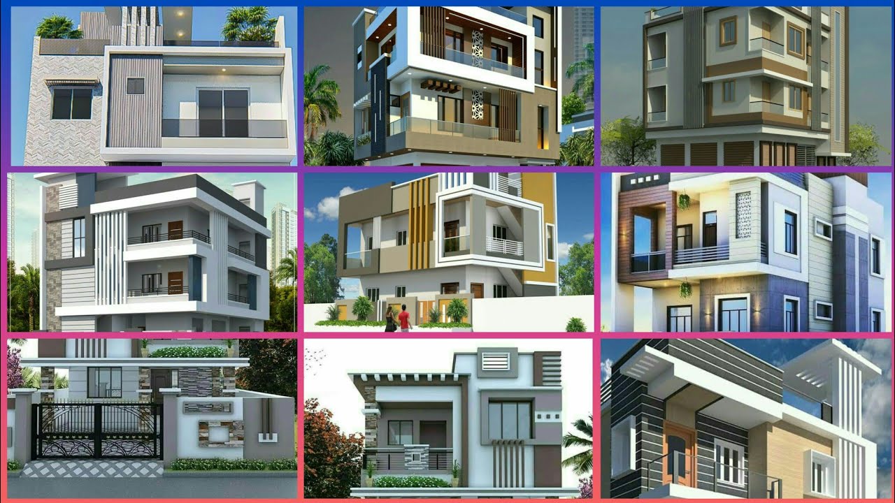 letest front parafit wall ll modern plastering design wark - YouTube