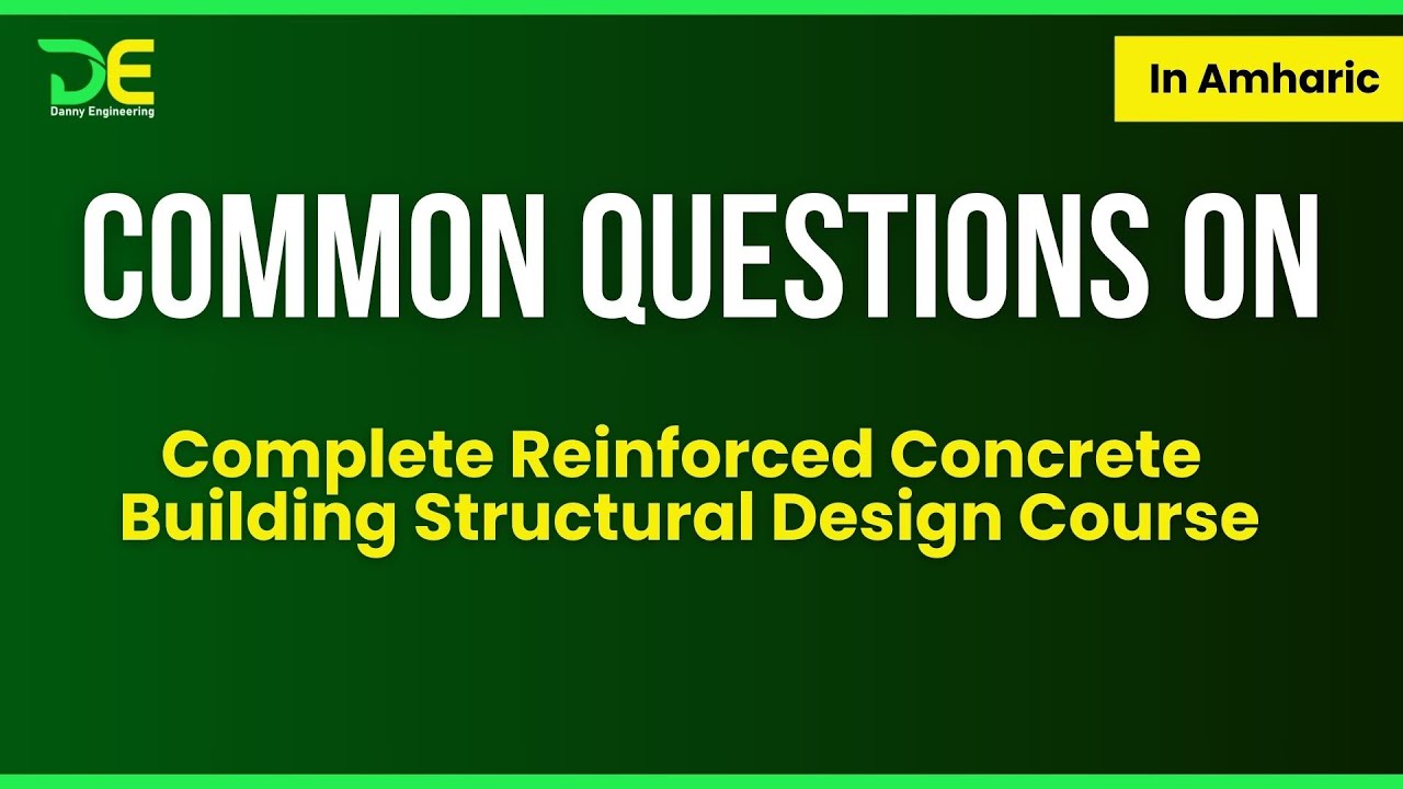 Common Questions On Complete RC Building Design Course | Common ...