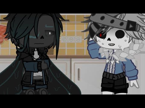 Horror's eating issues // Ft. Nightmare & Horror!Sans angst maybe ...