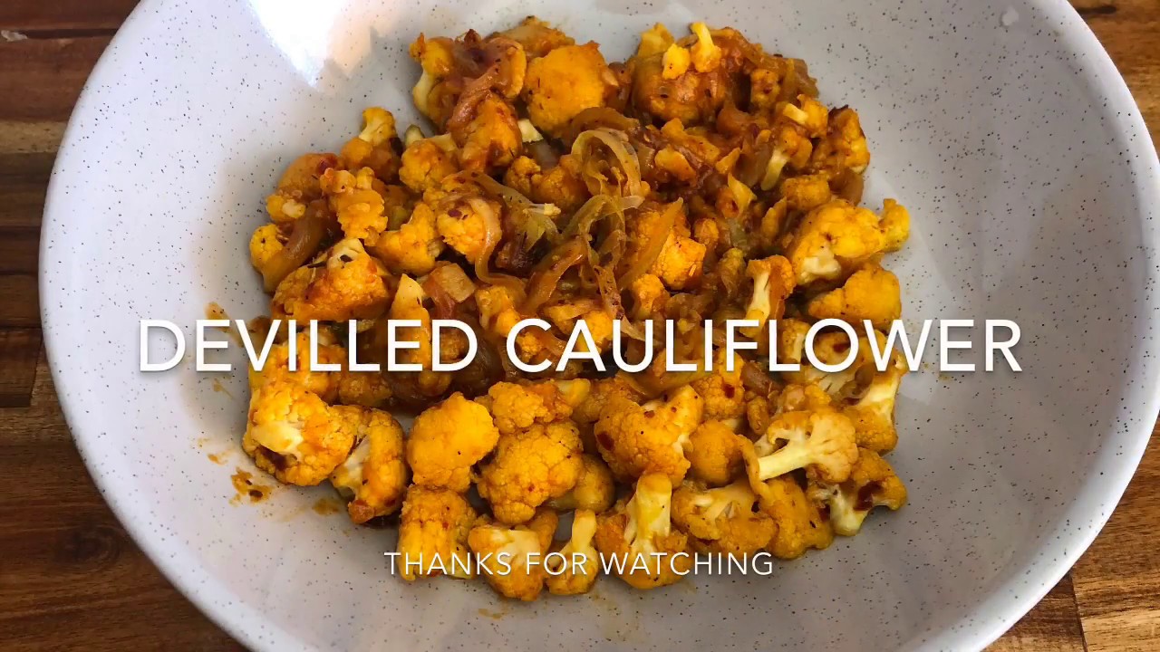 Devilled Cauliflower - Timelapse | ගෝවා මල් ඩෙවල් - YouTube
