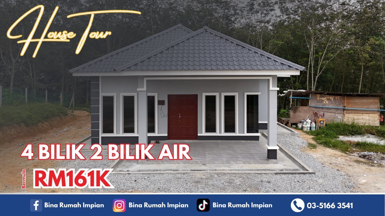 Bina Rumah di Labu Negeri Sembilan Secara Tunai - YouTube