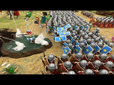 BU ROMANLAR ÇILGIN ⭐ Playmobil Asterix ve Obelix Vs Romans-Playmobil Torrent Sergisi