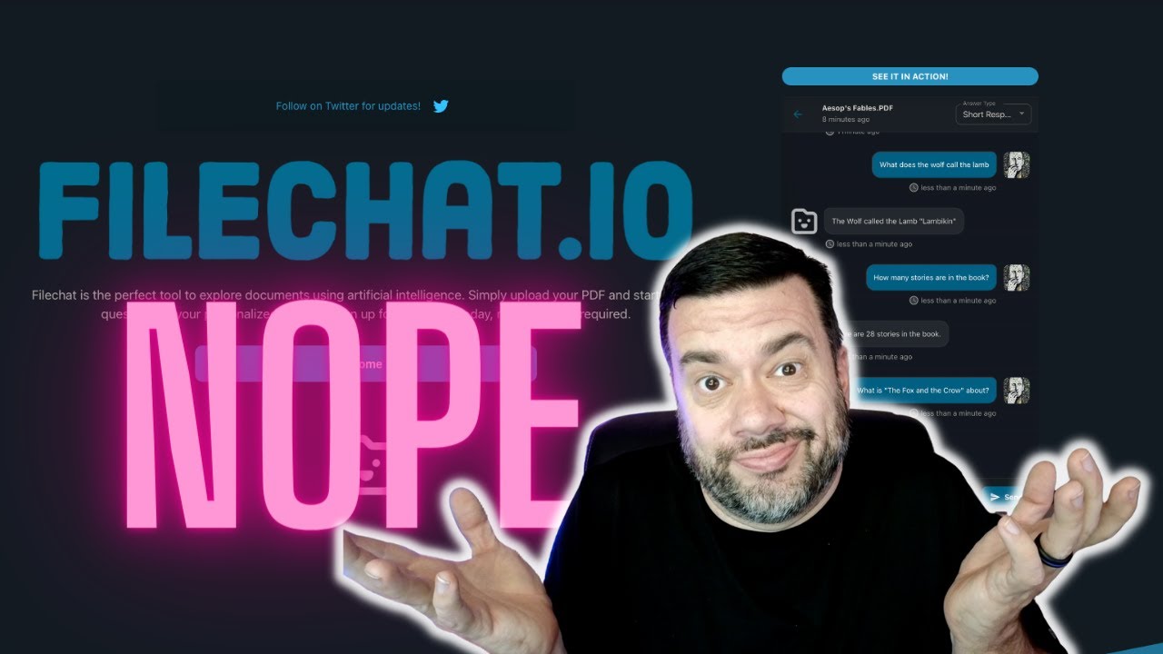 AI Review: Filechat.io - Chat With Your Documents? - YouTube