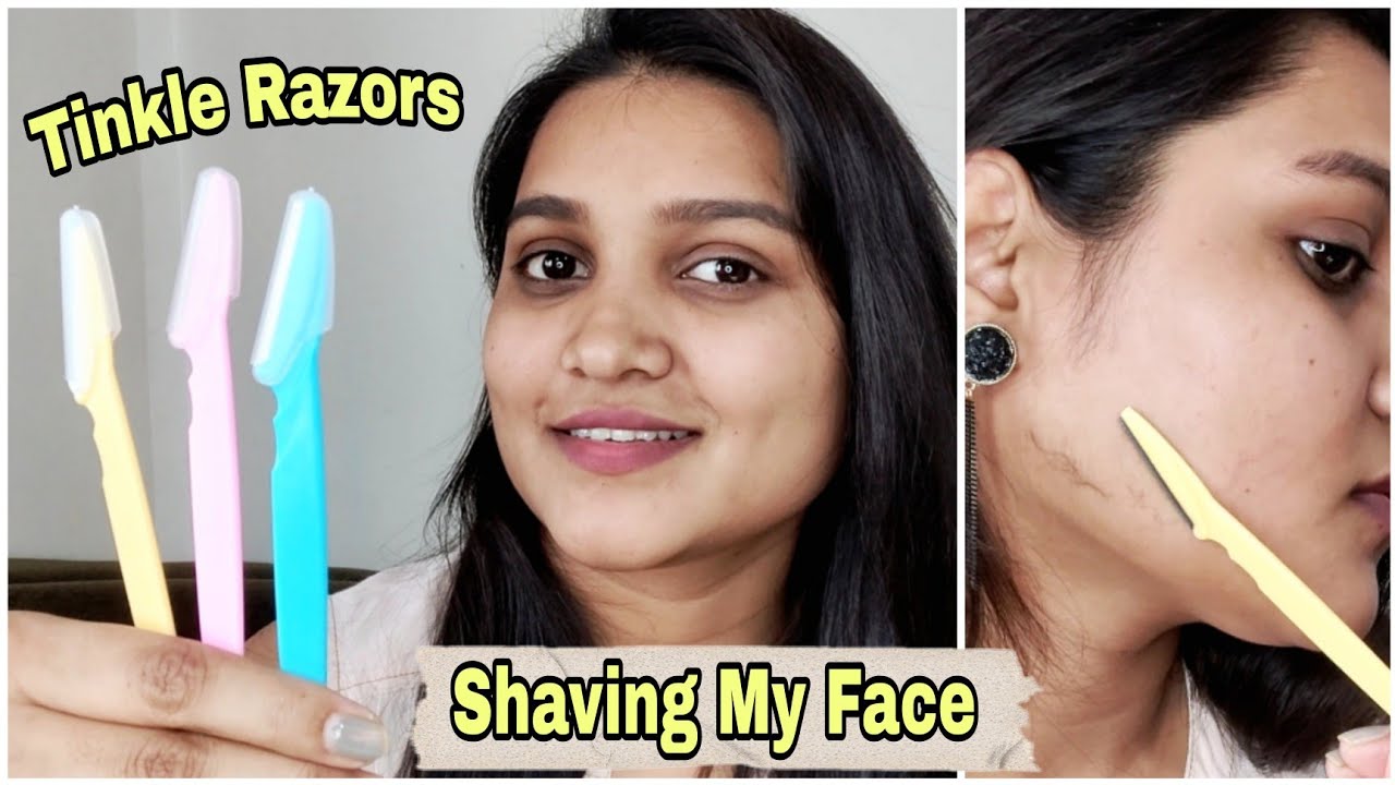 Facial Hair Removal For Women [ Tinkle Razors ] Style With Sneha - YouTube