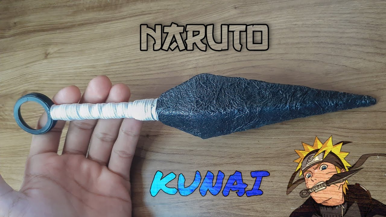 Como fazer uma Kunai do Naruto! - YouTube