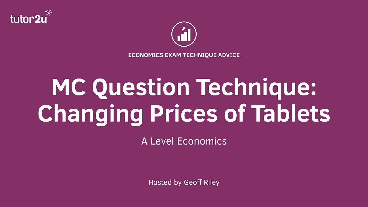 MCQ Revision Question: Changing Prices of Tablets - YouTube