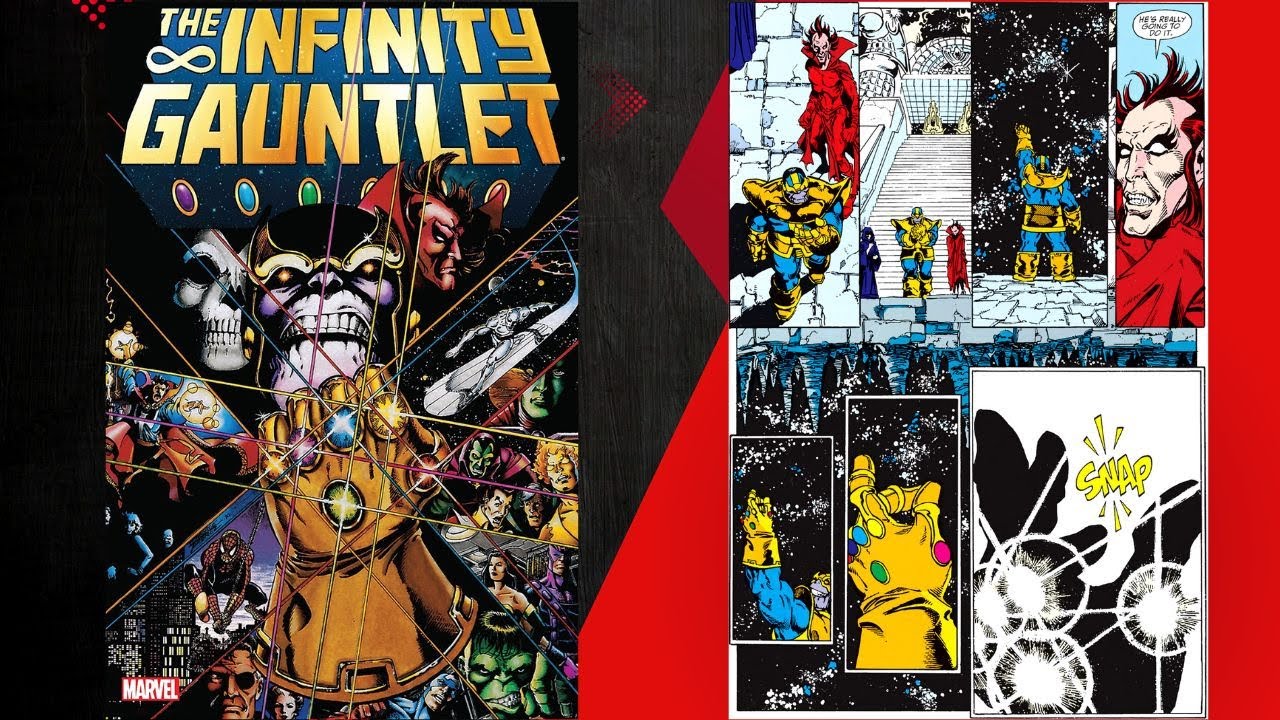 Thanos Kills Half The Universe! Infinity Gauntlet #1, George Perez ...