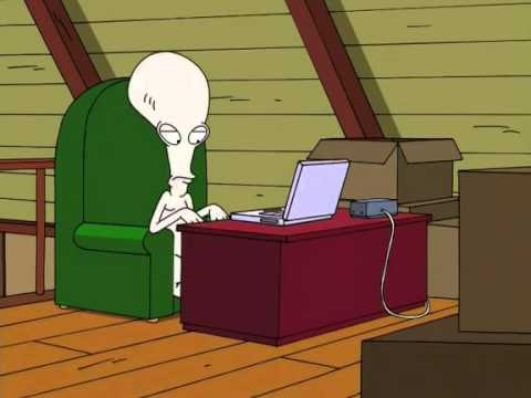 American Dad joint custody my favourite Roger's joke - YouTube