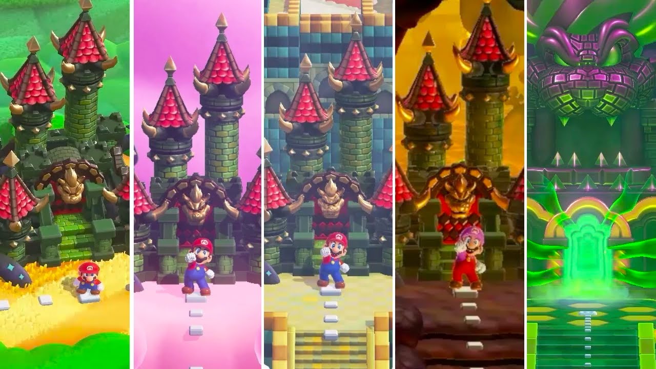 Super Mario Bros. Wonder - All Castles - YouTube
