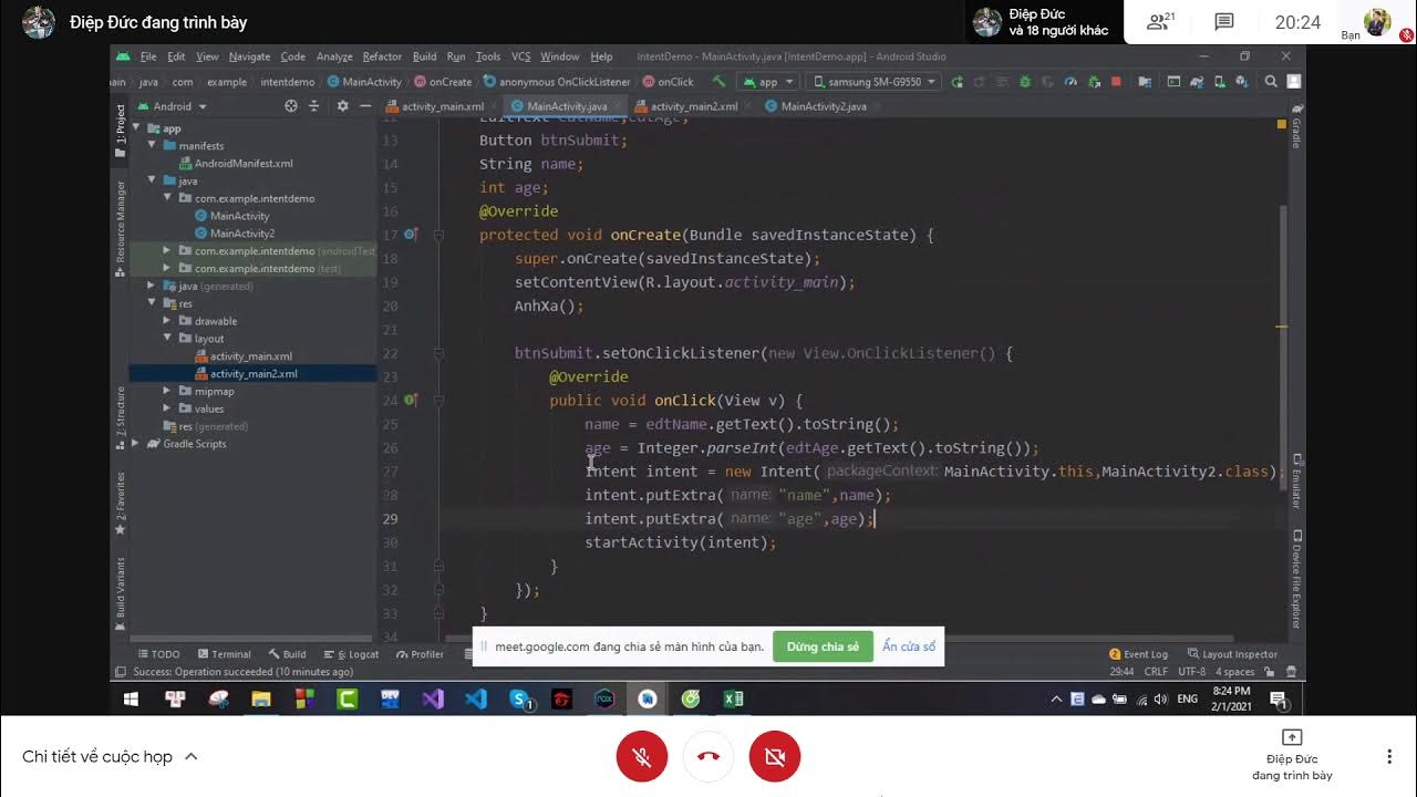 Android: Intent ListView Custom ListView - YouTube